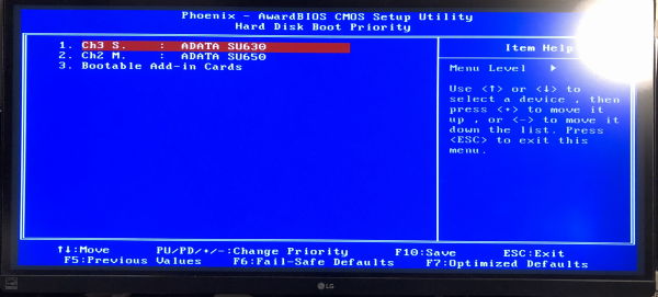 DISK BOOT FAILURE エラー | 40代中年パパの試行錯誤ブログ
